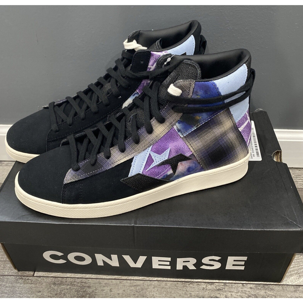 Converse X Chase The Drip X Koj Pro Leather Mid | Bla… - Gem